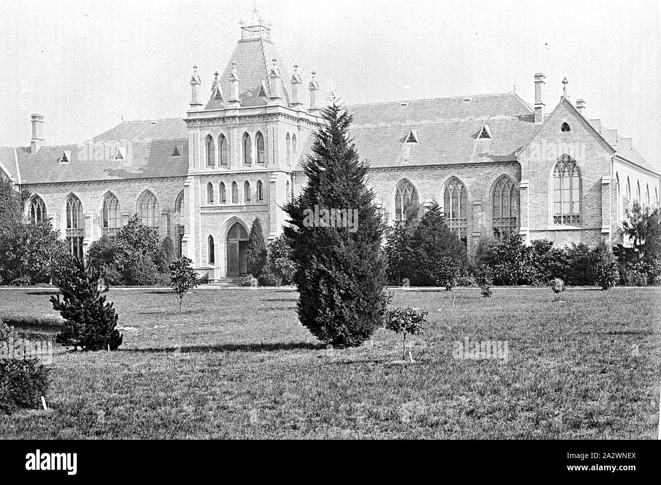 Negative - University of Melbourne, Victoria, circa 1880, Buildings at ...