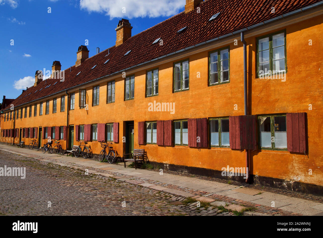 Nyboder building exterior Stock Photo - Alamy