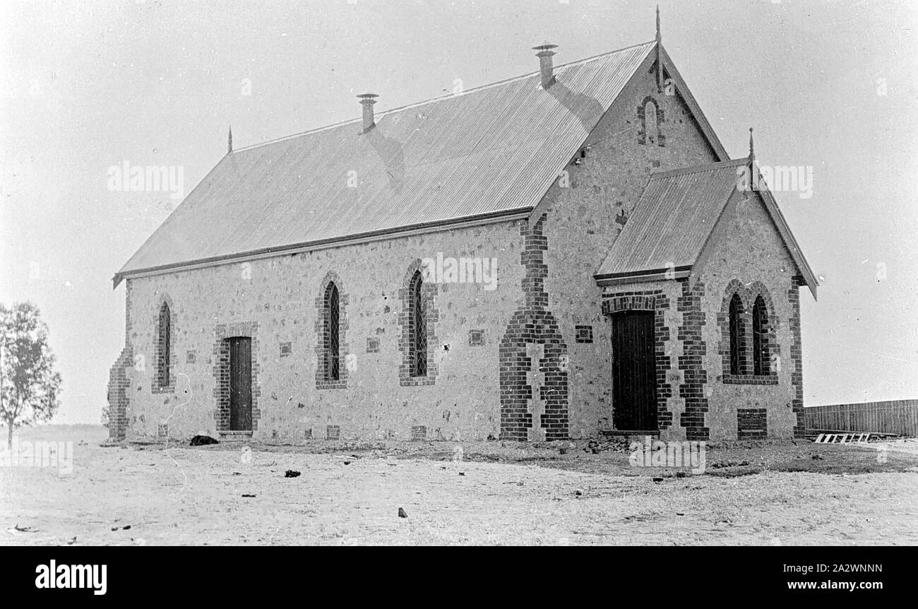 Negative - Hopetoun, Victoria, circa 1930, The Hopetoun Baptist church ...
