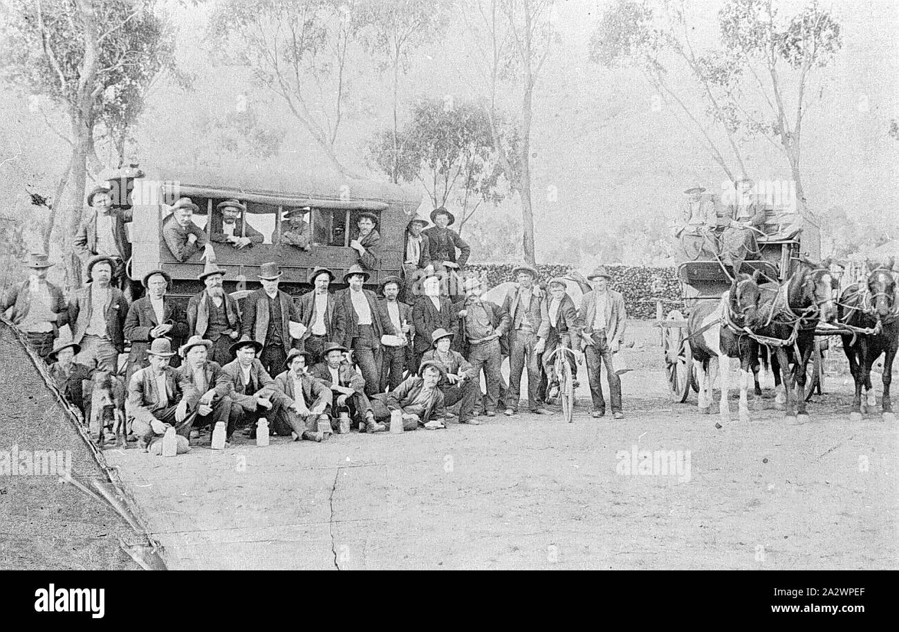Charabanc taking miners hi-res stock photography and images - Alamy