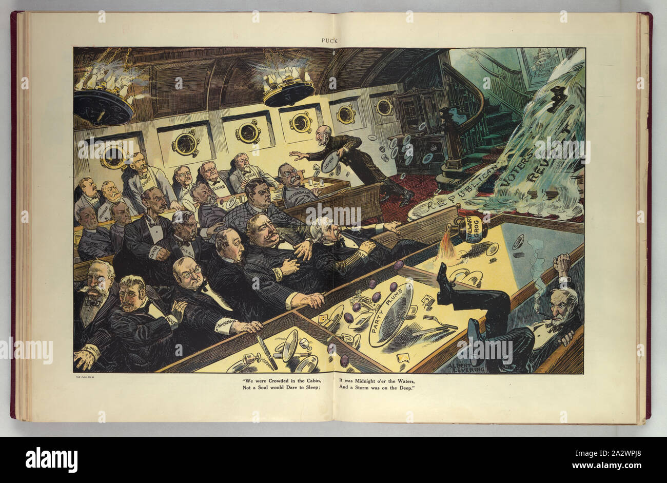 Republican voters' revolt / Albert Levering Stock Photo - Alamy