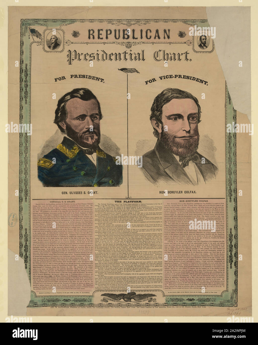 Republican presidential chart Stock Photo - Alamy