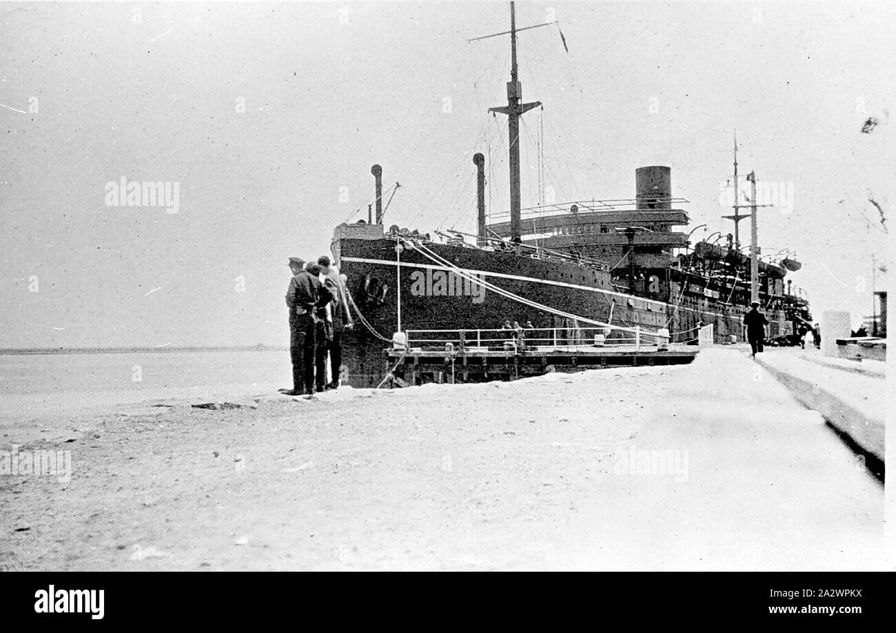 Negative - SS Borda, Adelaide, South Australia, 1921, The SS Borda ...