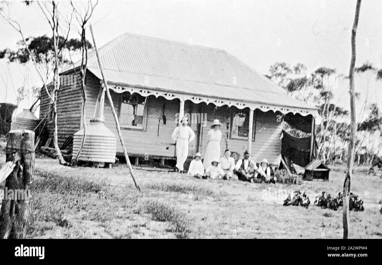 Negative - Nandaly, Bimbourie, Victoria, by Bill Boyd, 1920, Black and ...