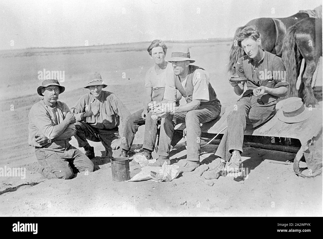 Negative - Nandaly District, Victoria, by Bill Boyd, 1922, Black and ...