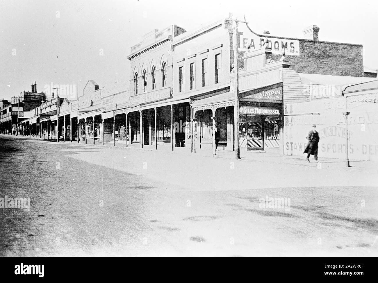 Negative - Stawell, Victoria, by Bill Boyd, 1922, Black and white ...