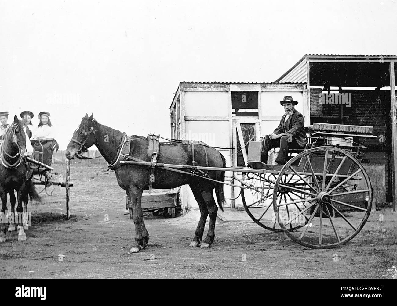 Negative - Trafalgar, Kalgoorlie, Western Australia, 1907, People in ...