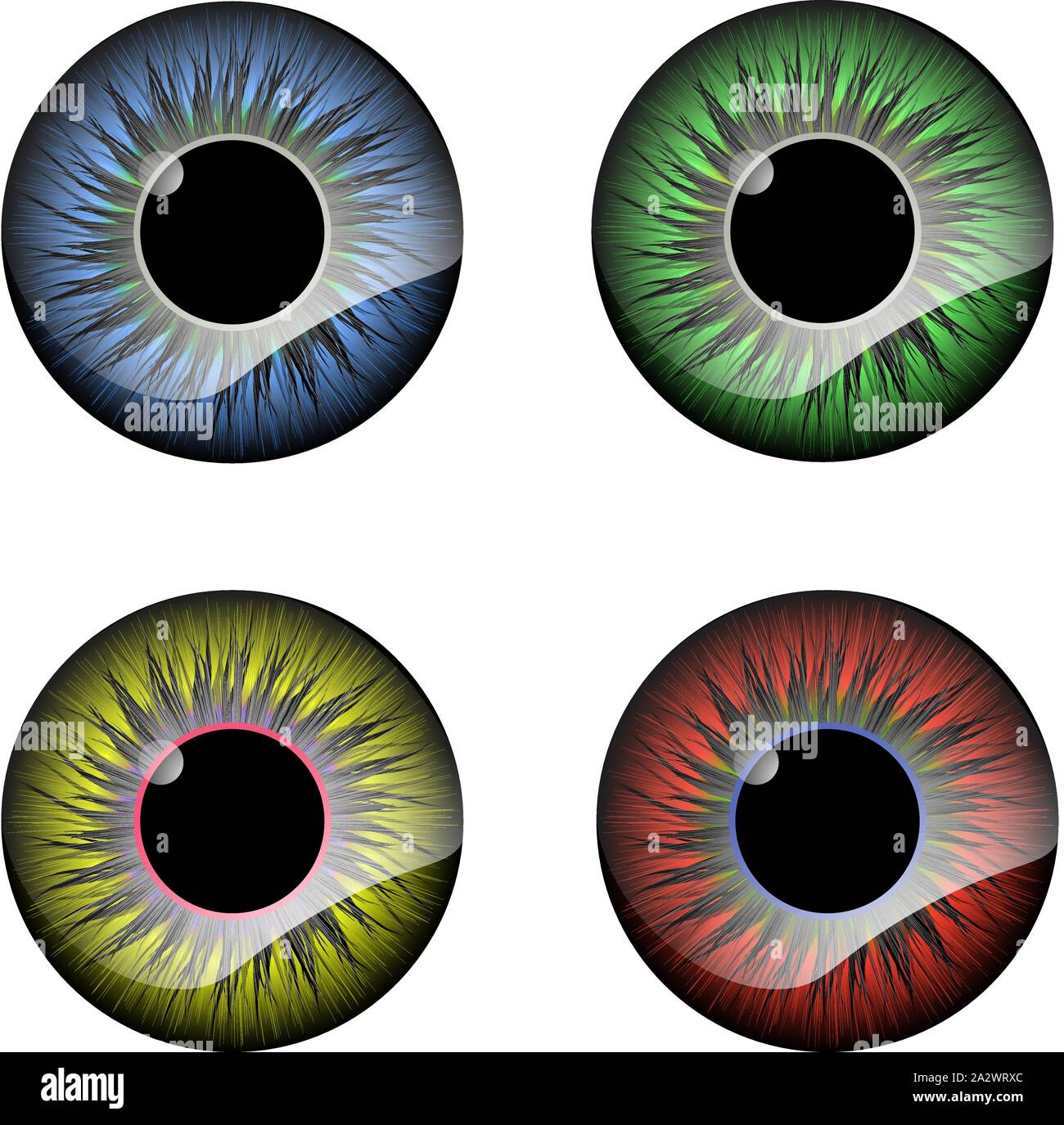 Woodcut illustration eyes Cut Out Stock Images & Pictures - Alamy