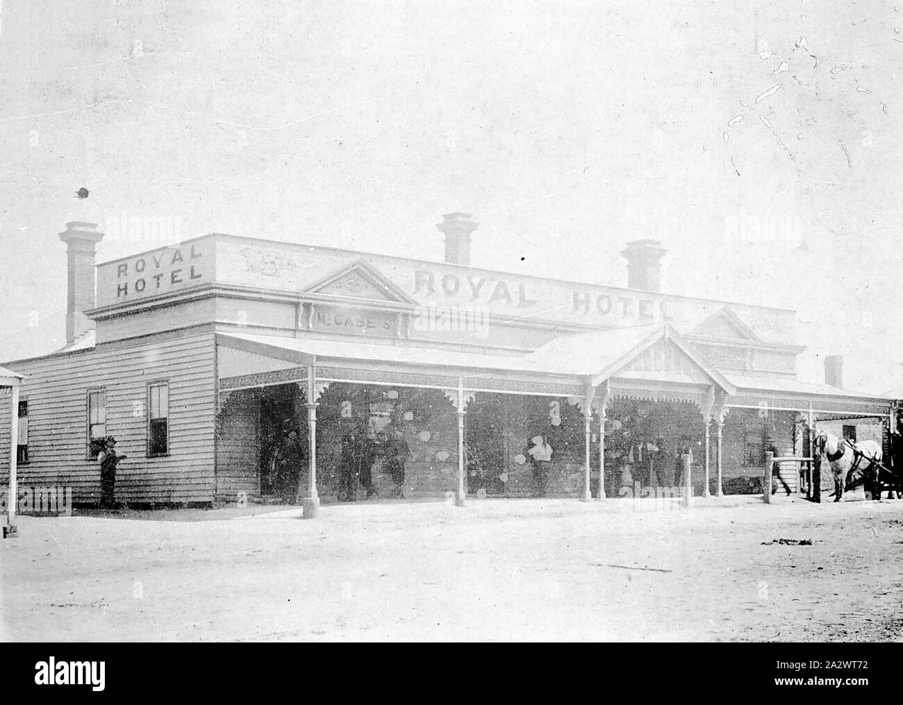 Negative - Rainbow, Victoria, circa 1910, McCabe's Royal Hotel. There ...