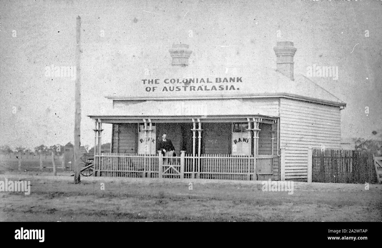Negative colonial bank of australasia hi-res stock photography and ...
