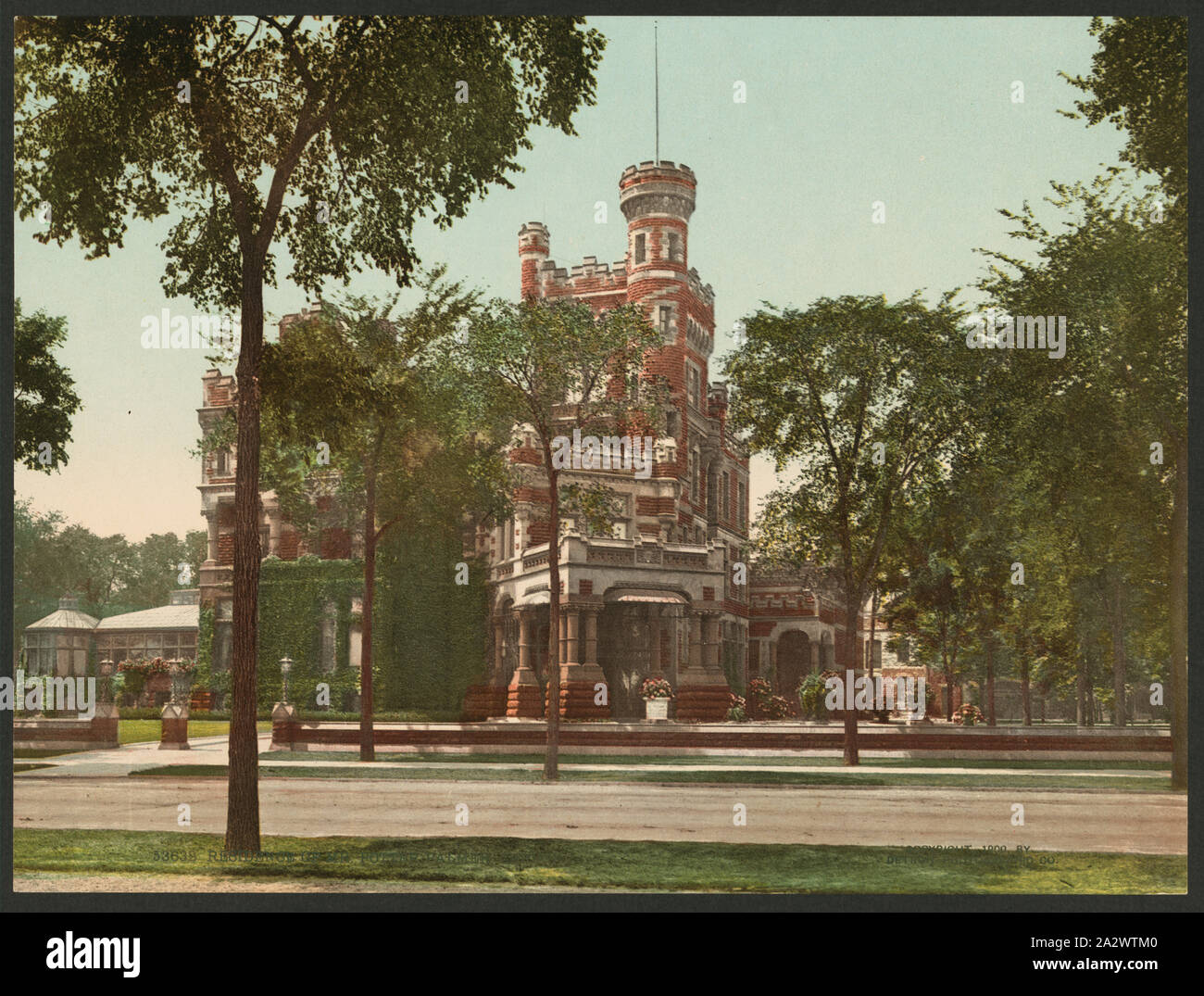 Residence of Mr. Potter Palmer, Chicago Stock Photo - Alamy