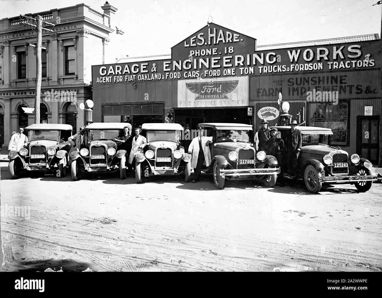 Negative - Les Hare Garage & Engineering Works, Morwell, Victoria ...