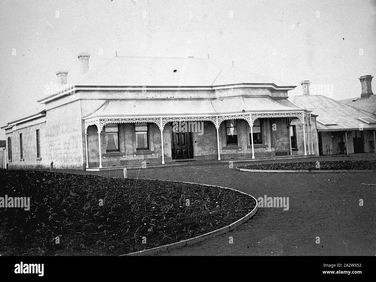 Negative - Camperdown District, Victoria, circa 1875, The new homestead ...
