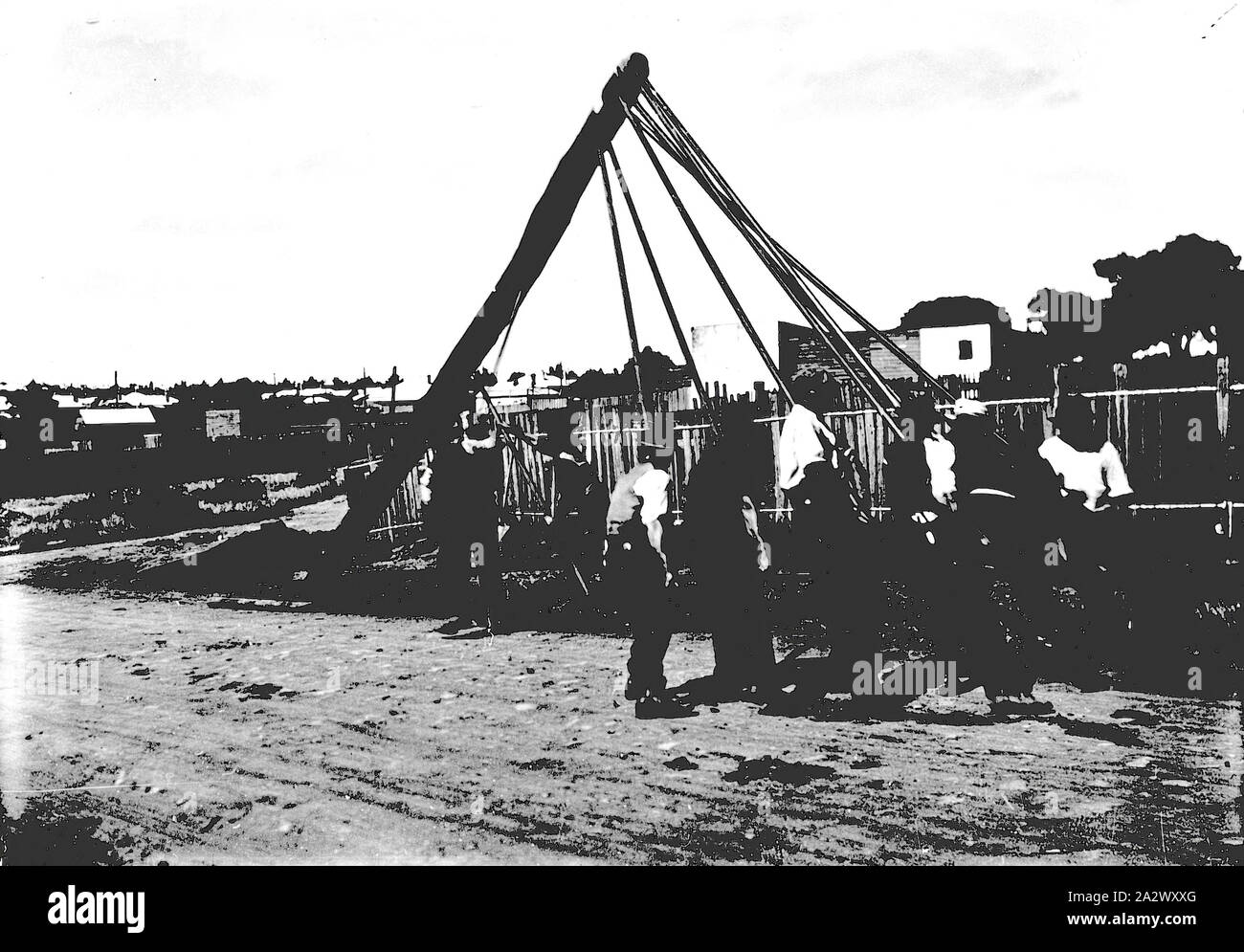 Now using long poles hi-res stock photography and images - Alamy