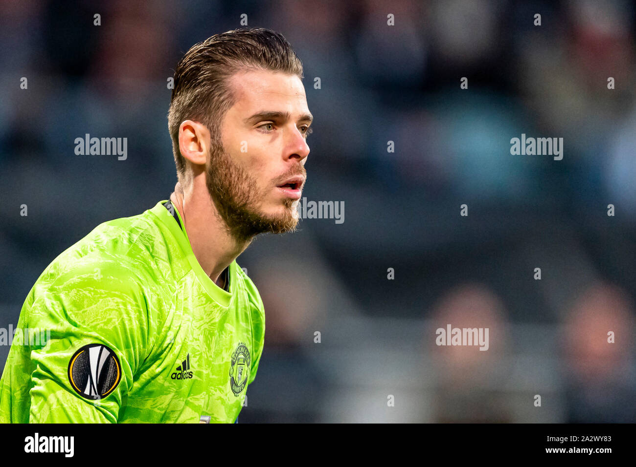 DEN HAAG, Netherlands. 03rd Oct, 2019. football, Cars Jeans Stadium ...