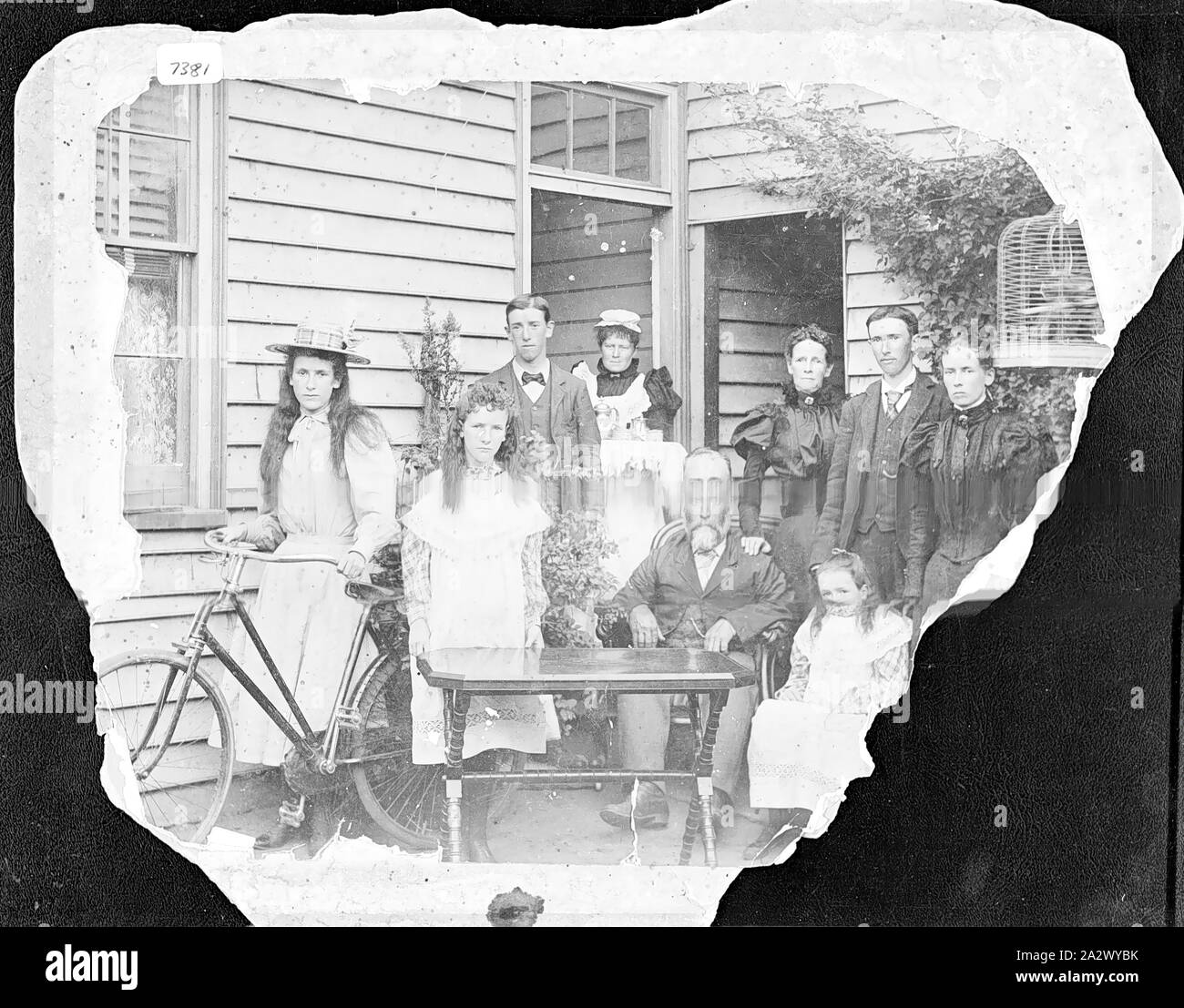 Negative - Branxholme, Victoria, circa 1900, William Gough, his family ...