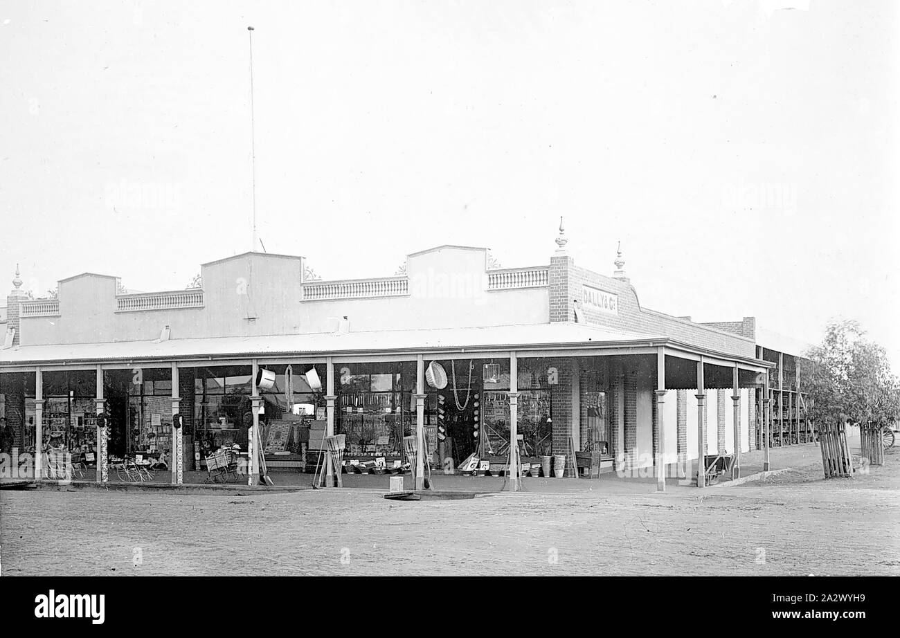 Negative - Warracknabeal, Victoria, circa 1895, Dally & Company, a ...