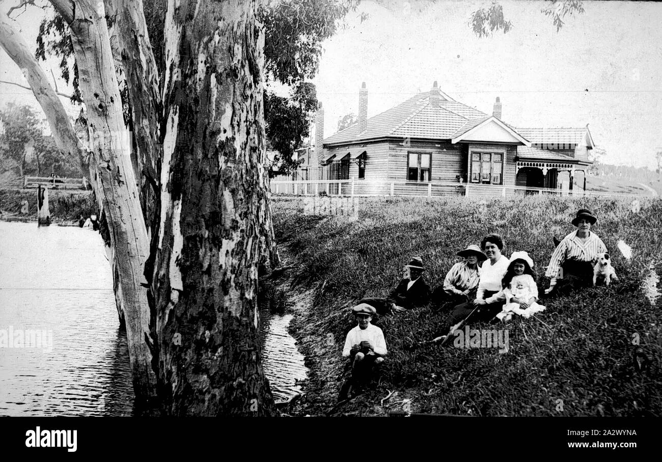 Negative - Maffra District, Victoria, circa 1910, The Horstmann family ...