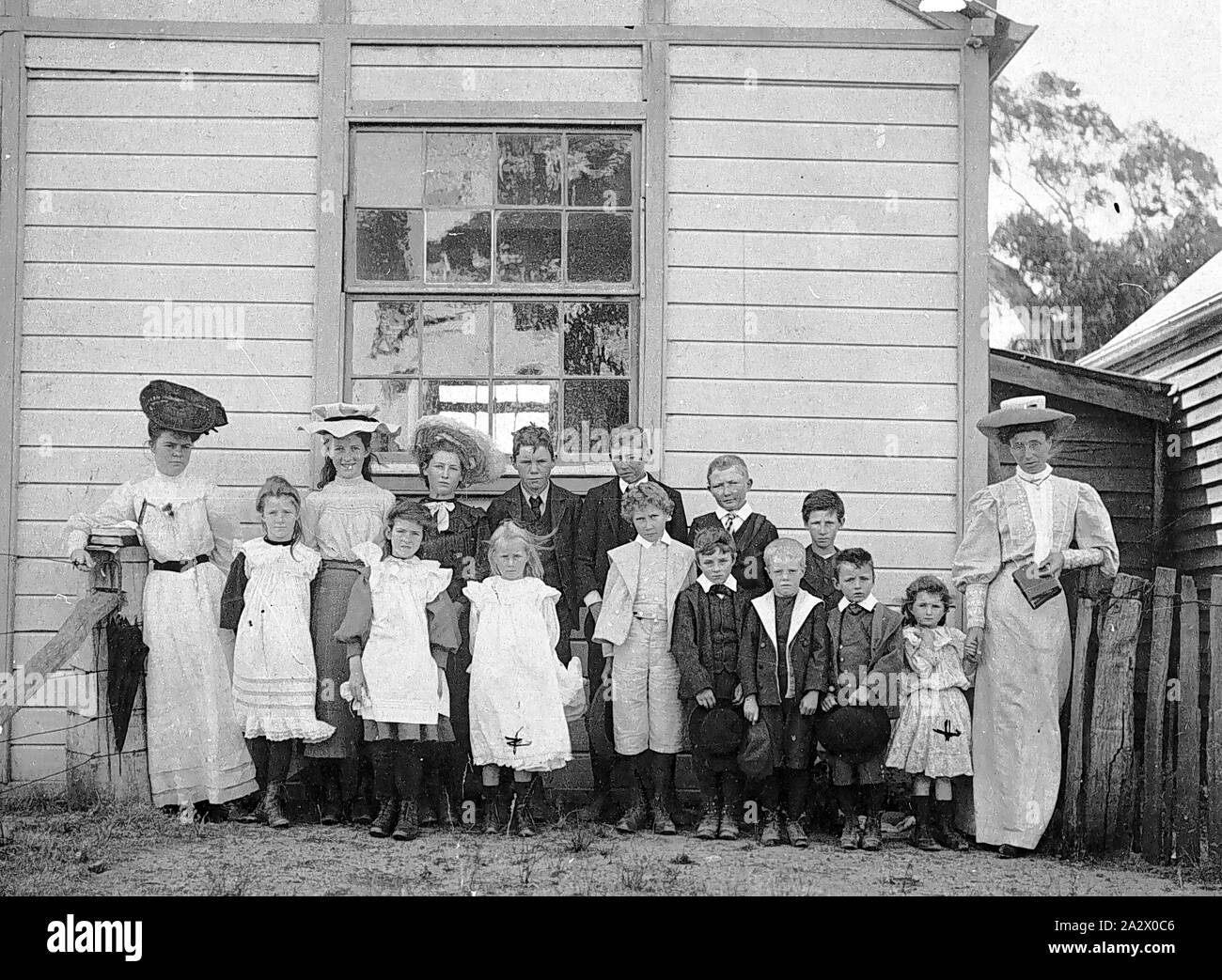 Negative - Tallangower, Victoria, 1907, The Presbyterian Sunday School ...