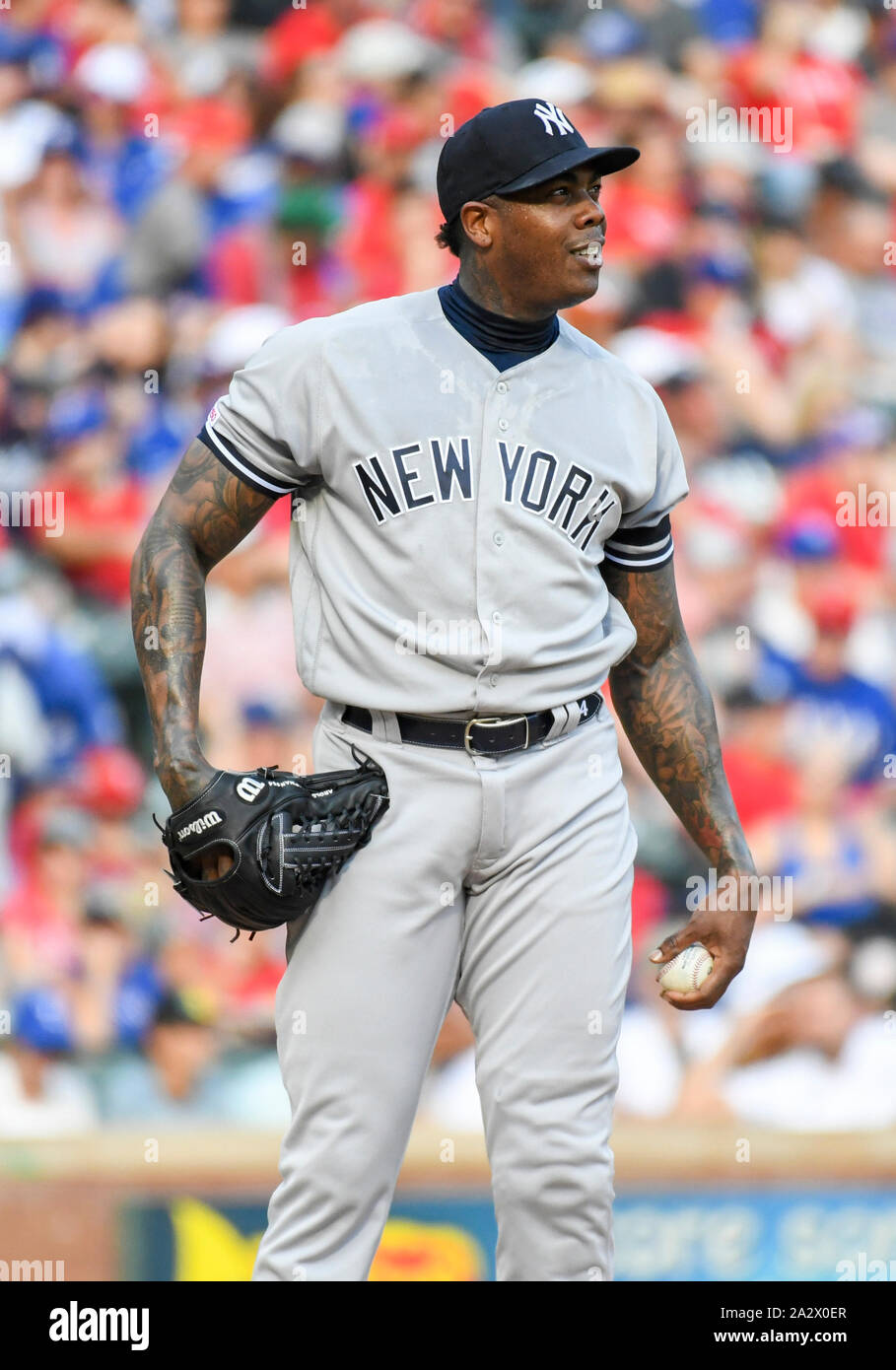 Aroldis chapman 2019 hi-res stock photography and images - Alamy