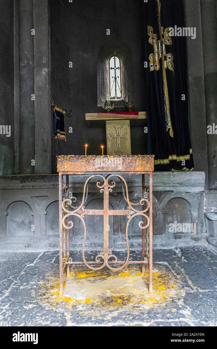 Armenia. Tsakhkadzor. Kecharis Monastery. August 15, 2018. An 11th C ...