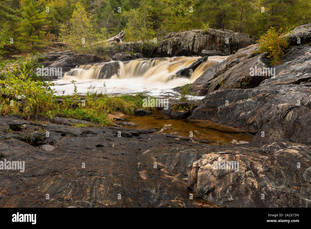 Eau claire river waterfall hi-res stock photography and images - Alamy