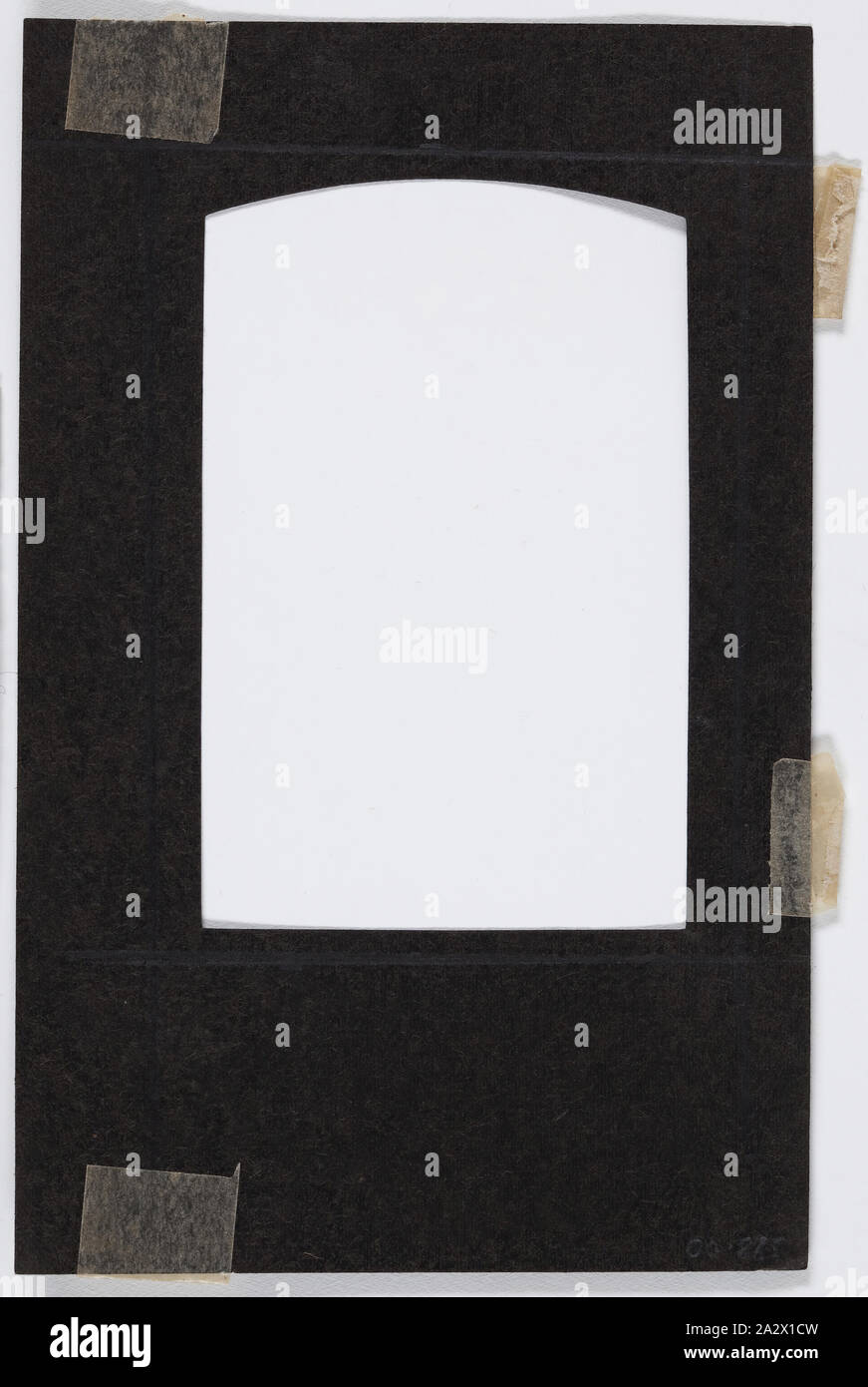 Negative vignette medium rectangle circa 1900 hi-res stock photography ...