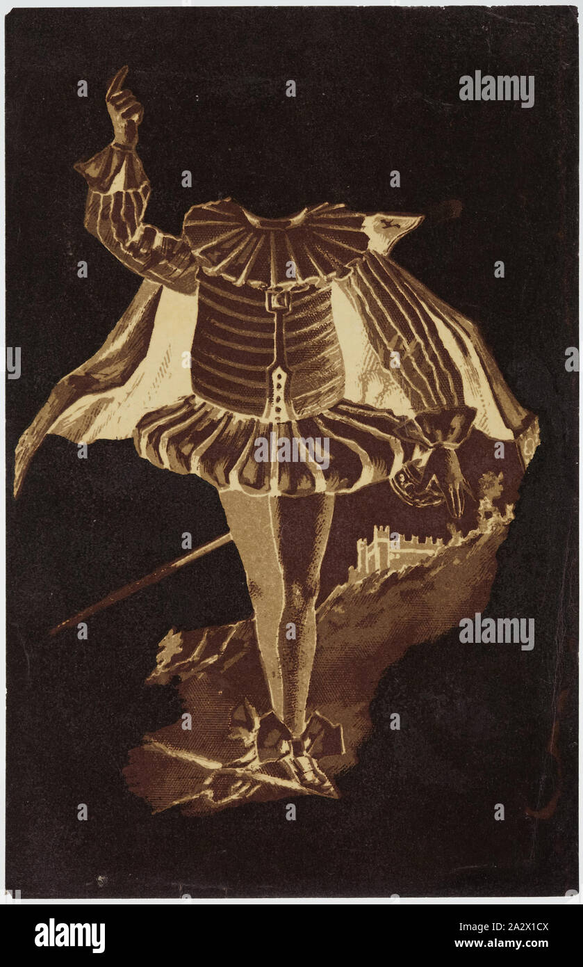 Negative Vignette - Nobleman, circa 1900, Negative Vignette of a ...