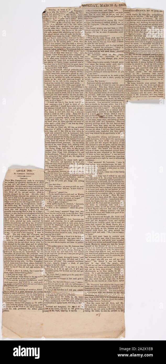 Newspaper Clipping - 'Little Joe', The Empire, Sydney, 5 Mar 1860 ...