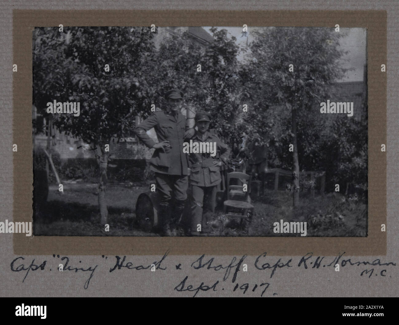 Photograph - Captains Heath & Norman, Sergeant Major G.P. Mulcahy ...