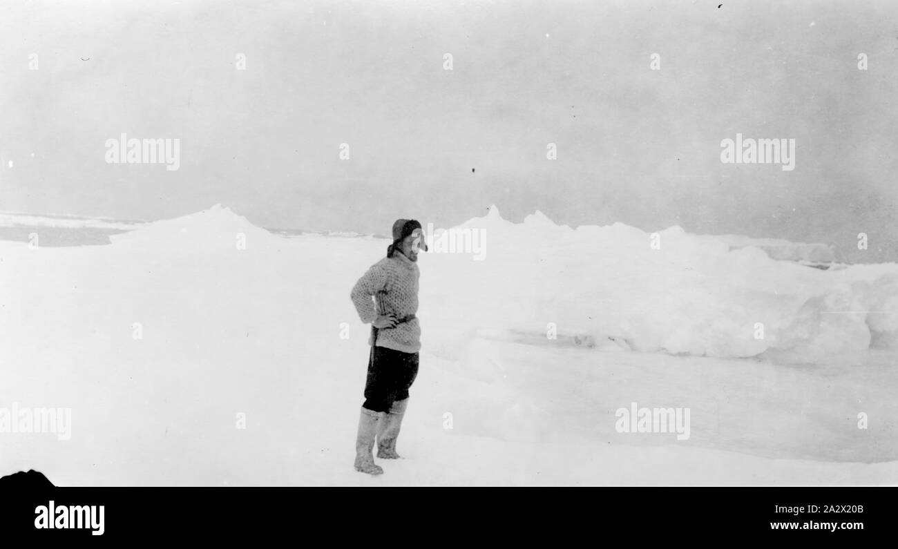 Photograph - by George Rayner, Antarctica, circa 1920s, Potrait of ...