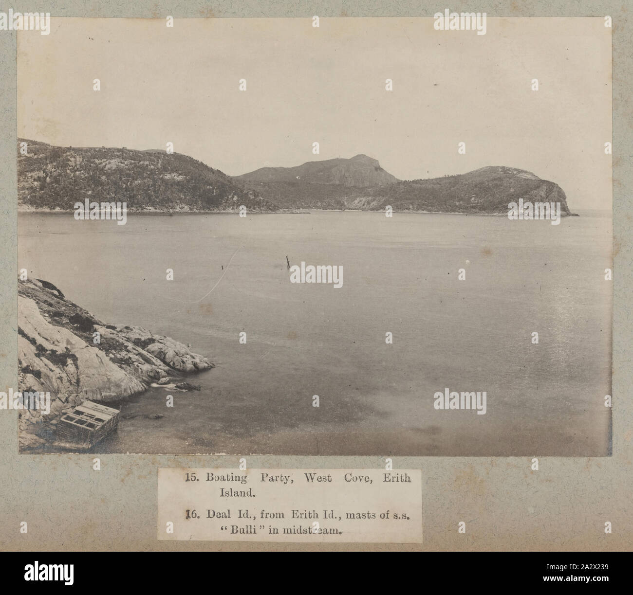 Photograph - Wreck of SS Bulli, Erith Island, Bass Strait, 1890, One of ...