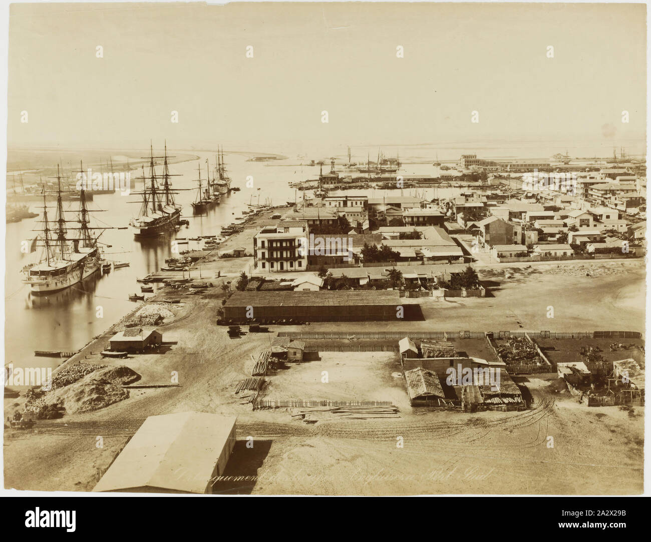 The suez canal in port said hi-res stock photography and images - Alamy