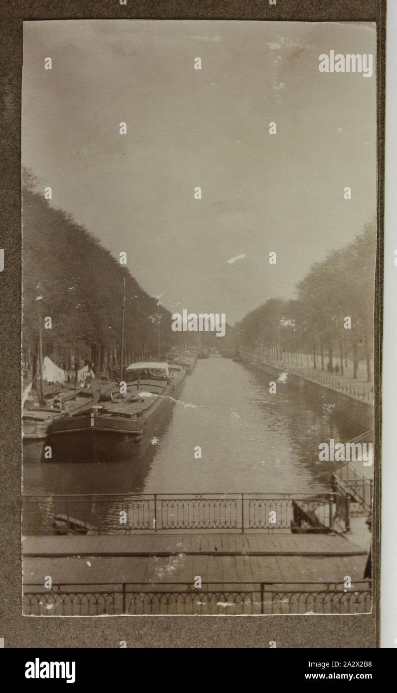 Photograph - Canal Boats, Driver Cyril Rose, World War I, 1916-1919 ...