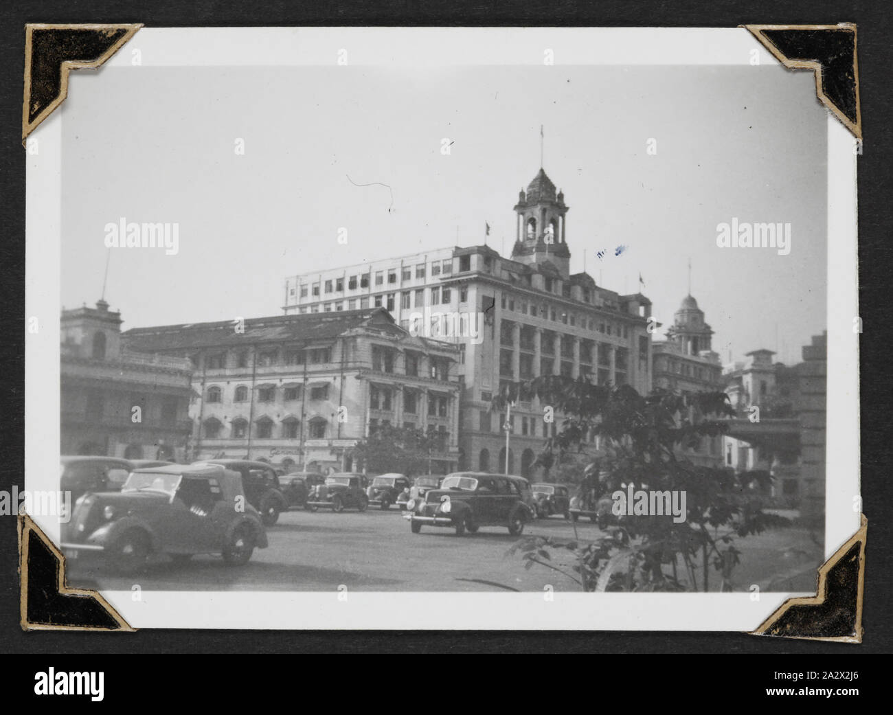 Photograph - 'Collyer Quay', Singapore, 1941, Black and white ...