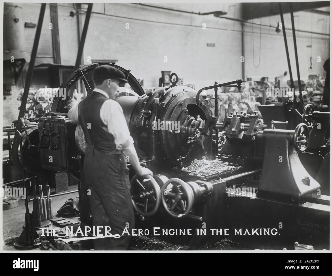 Photograph - D. Napier & Son Ltd, 'Aero Engine in the Making', England ...