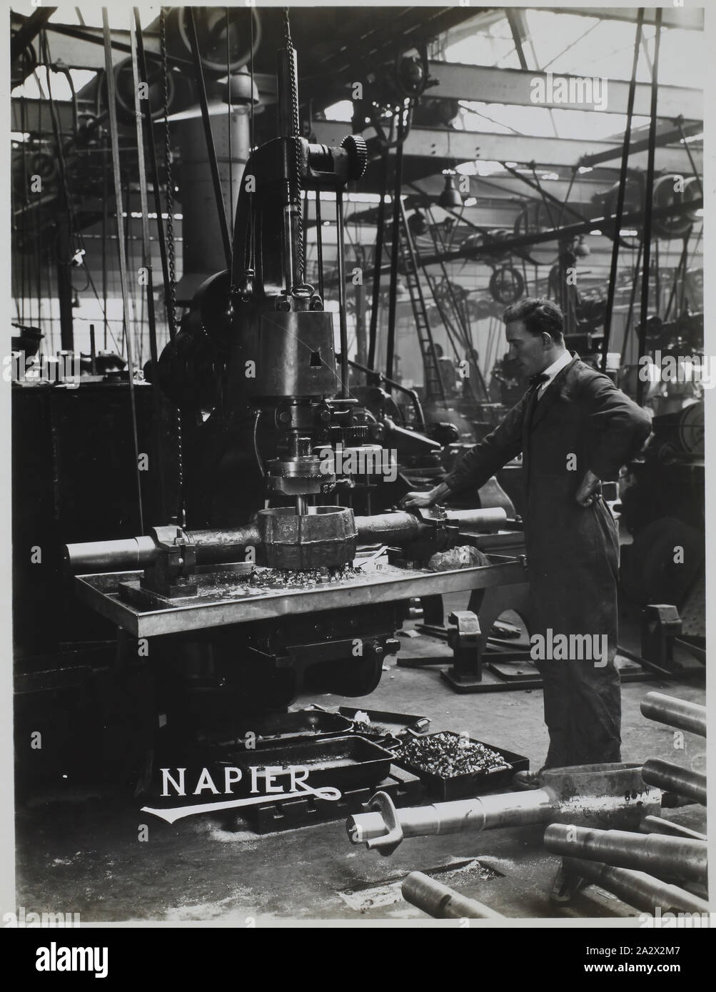 Photograph - D. Napier & Son Ltd, Manufacturing Aero Engines, England ...