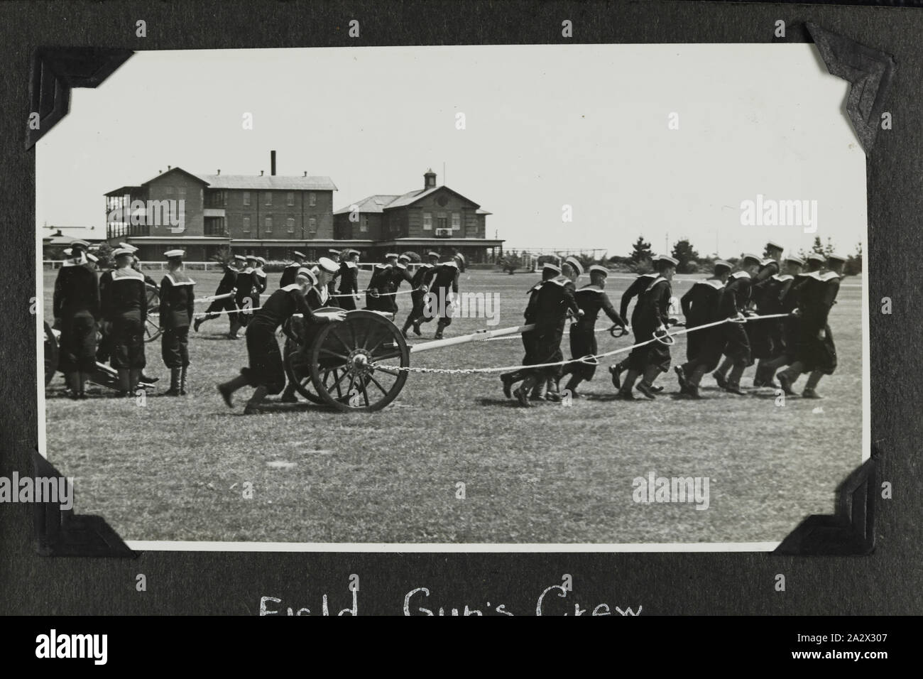 Photograph - 'Field Gun Crew', Victoria, 1937-1939, Black and white ...