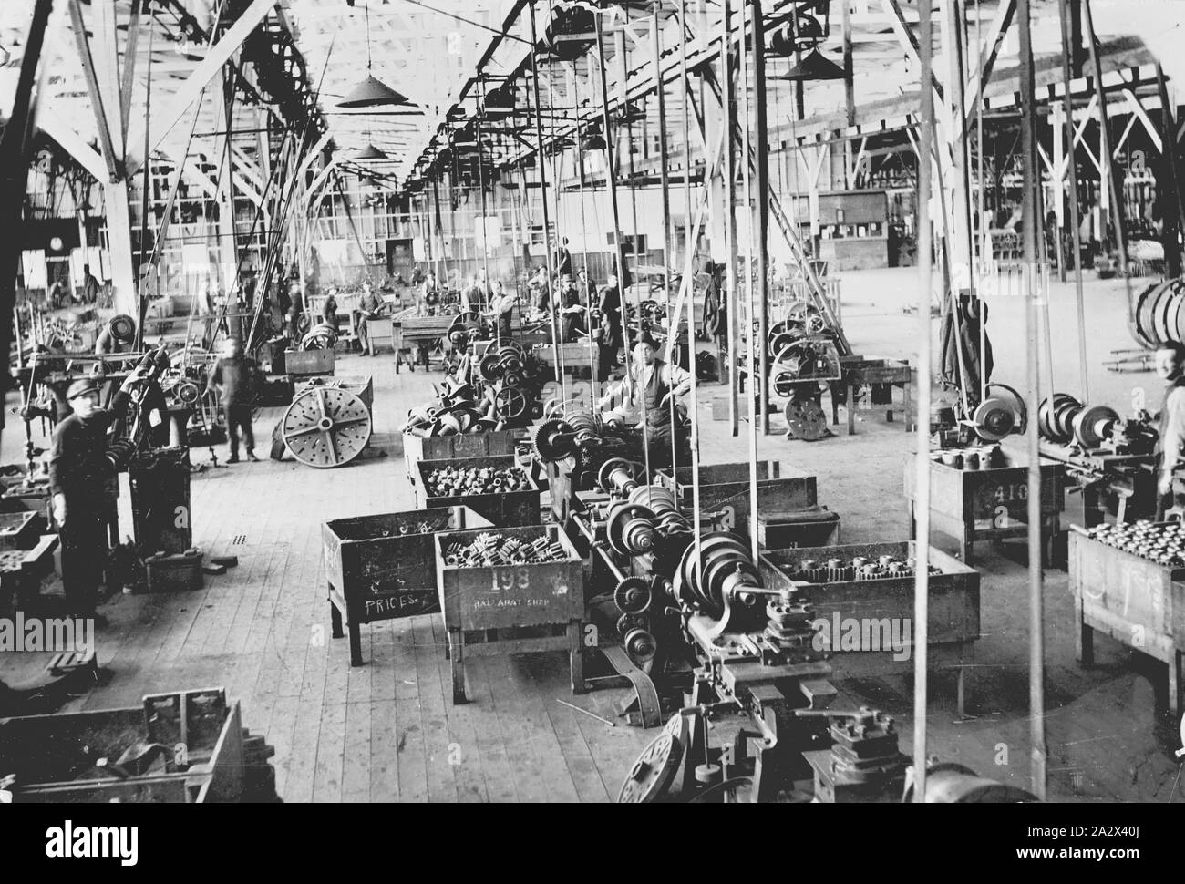 Photograph - H.V. McKay, Machine Shop, Sunshine, Victoria, Aug 1918, A ...