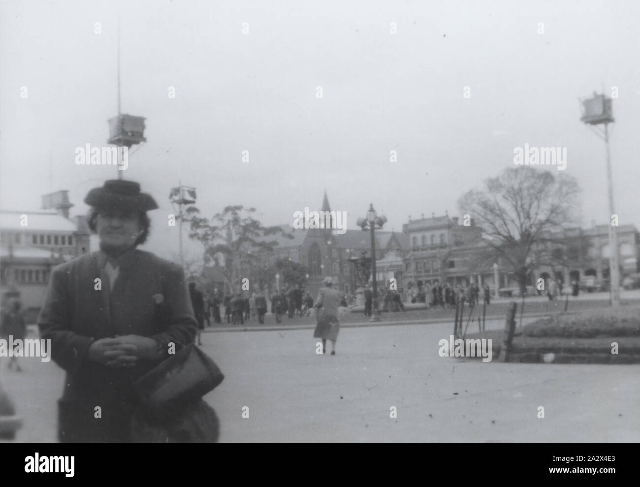 Photograph - Pole Sitting Competition, Exhibition Building, Melbourne ...