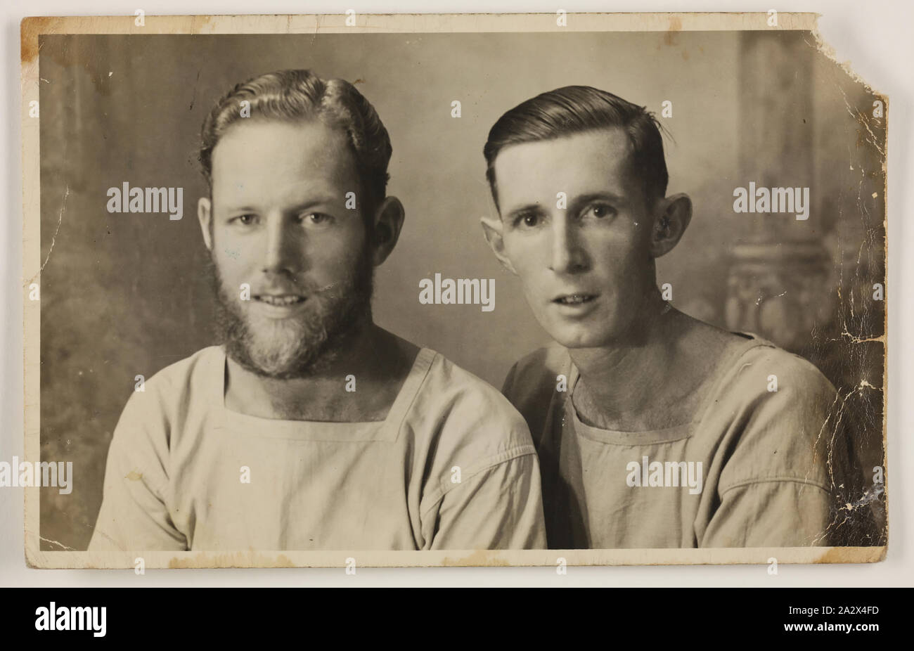 Photograph - Portrait of Ken Lynas & Jeff Bell, Able Seaman David Ralph ...