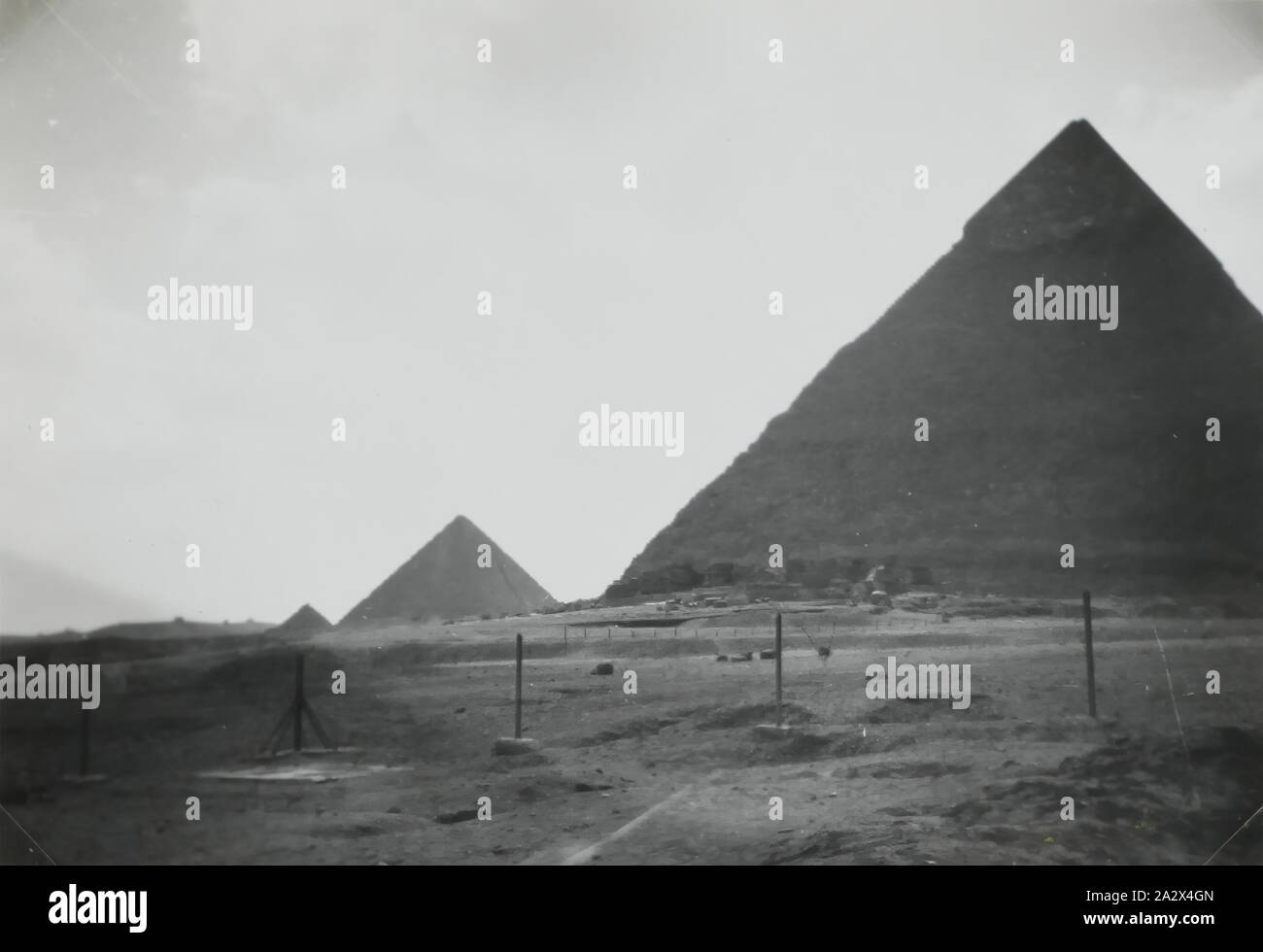 Photograph - Pyramids, Giza, Egypt, World War II, 1939-1943, Photograph ...