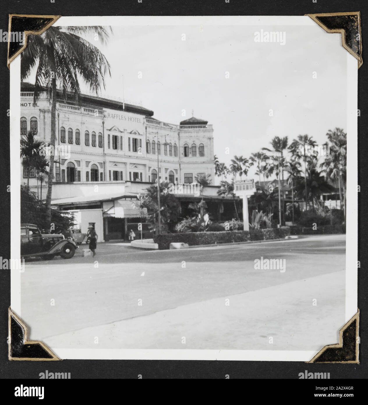 Photograph - 'Raffles Hotel.', Singapore, 1941, Black and white ...
