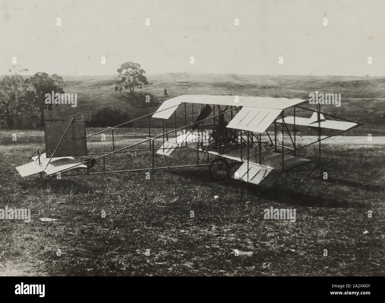 Photograph - Completed Duigan Biplane, Spring Plains, Mia Mia, Victoria ...