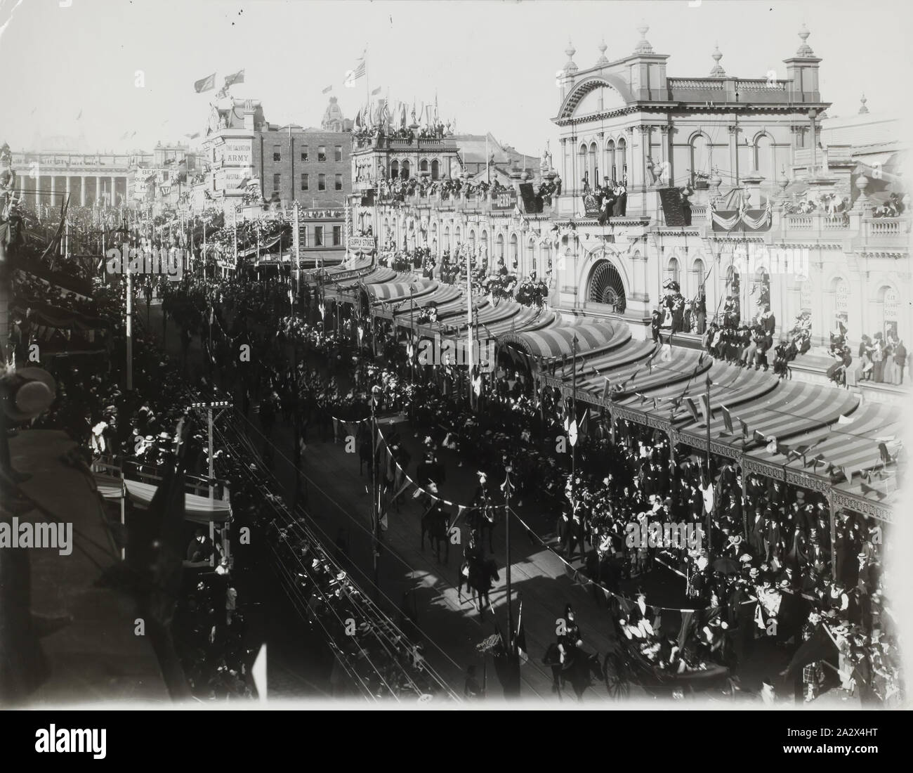 Photograph - Royal Street Parade, Bourke Street, Melbourne, Victoria ...