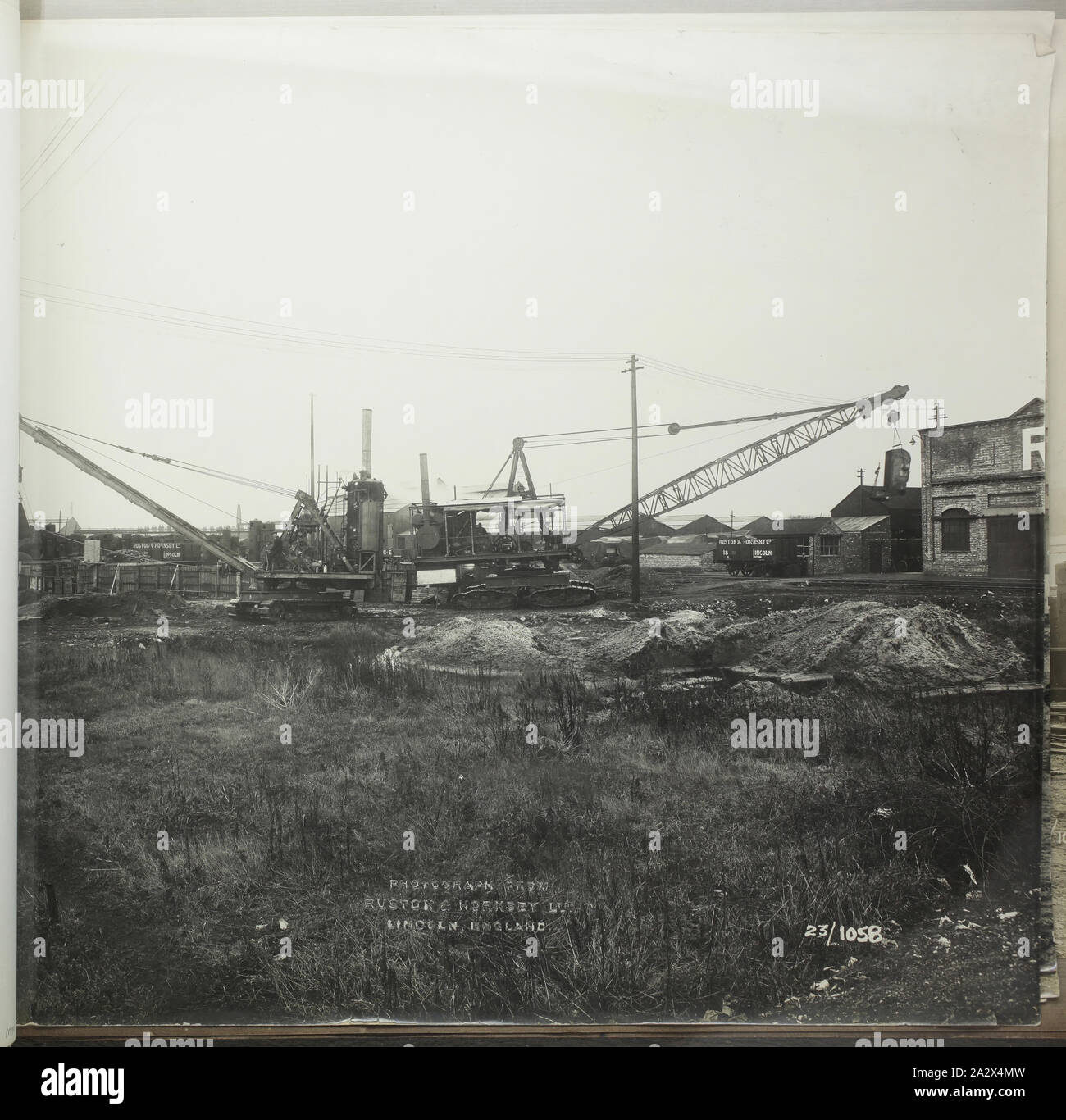 Excavators Under Test Outside High Resolution Stock Photography and ...