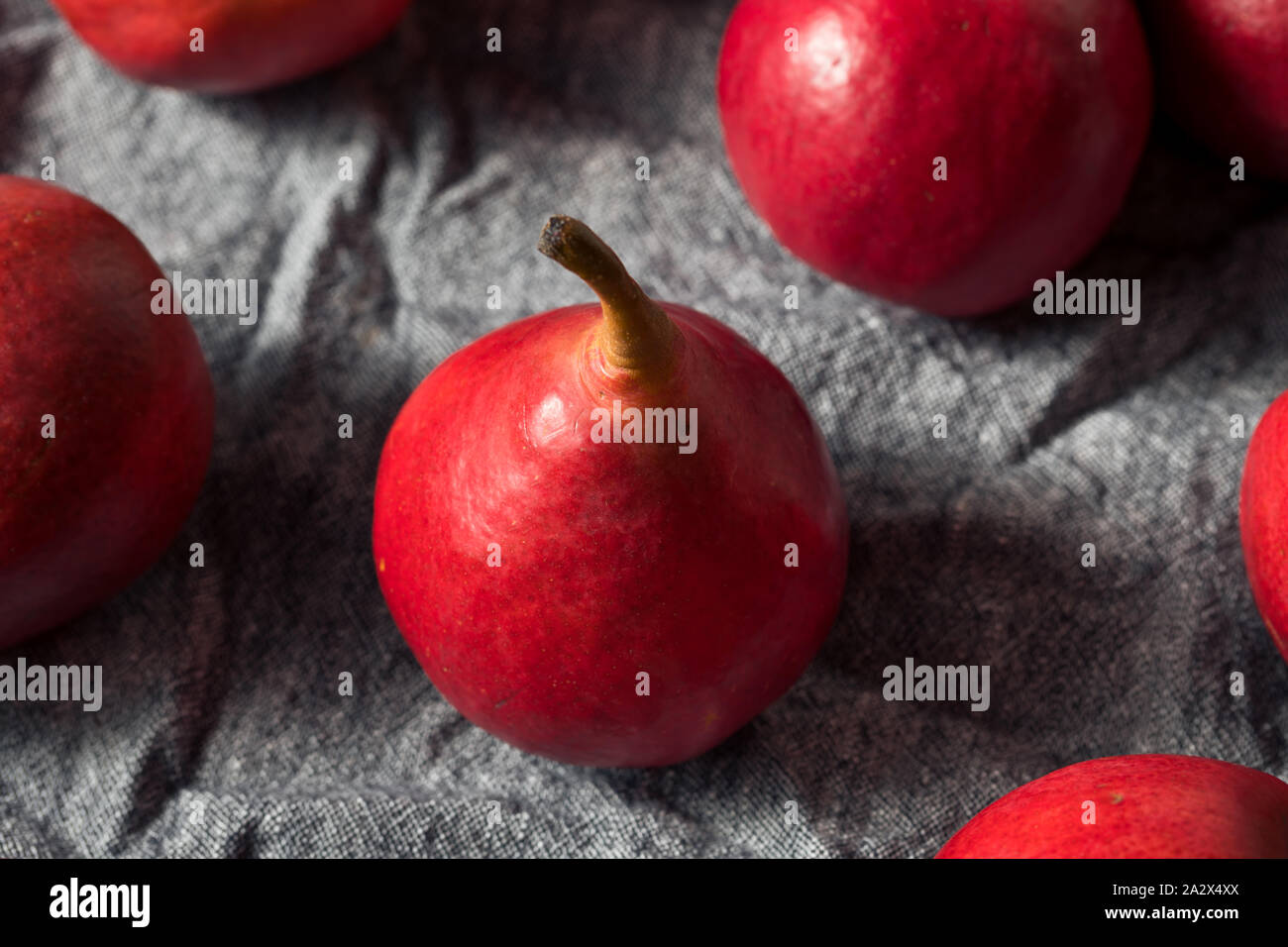 Raw Red Organic Anjou Pears in a Bunch Stock Photo - Alamy