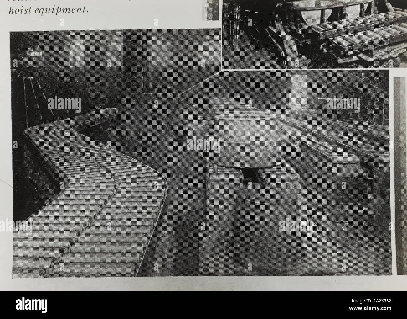 Factory interior showing conveyors hi-res stock photography and images ...