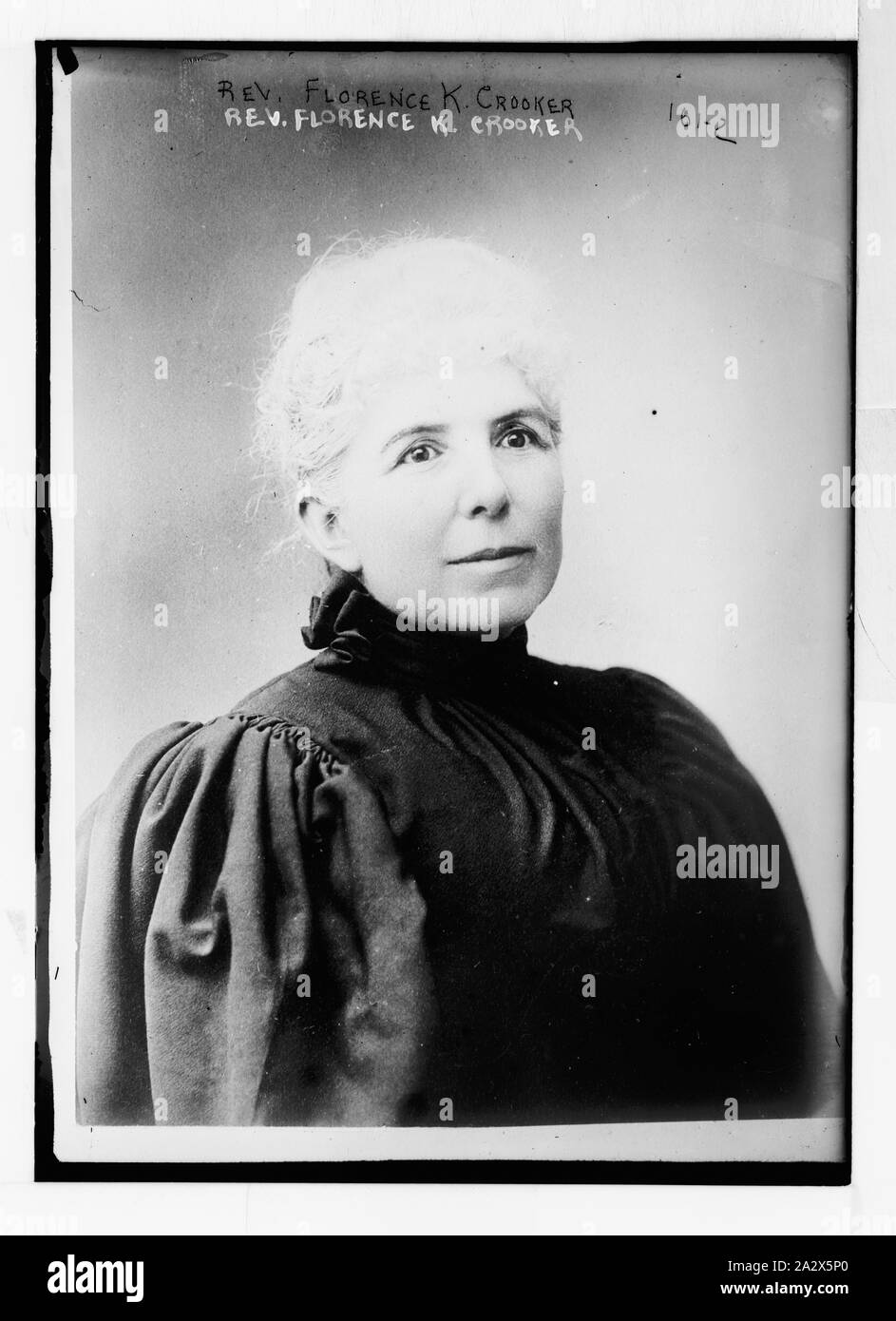 Rev. Florence K. Crooker, portrait bust Stock Photo - Alamy
