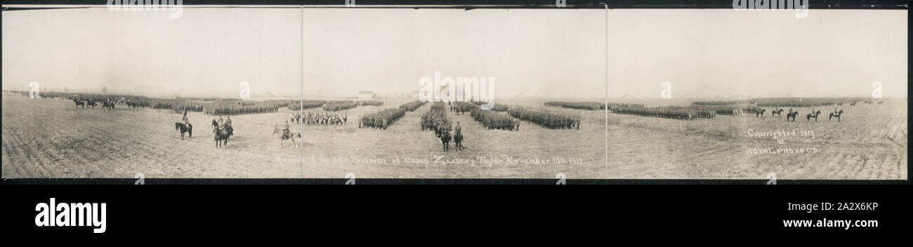 Review of the 84th Division at Camp Zachary Taylor, November 10th, 1917 ...